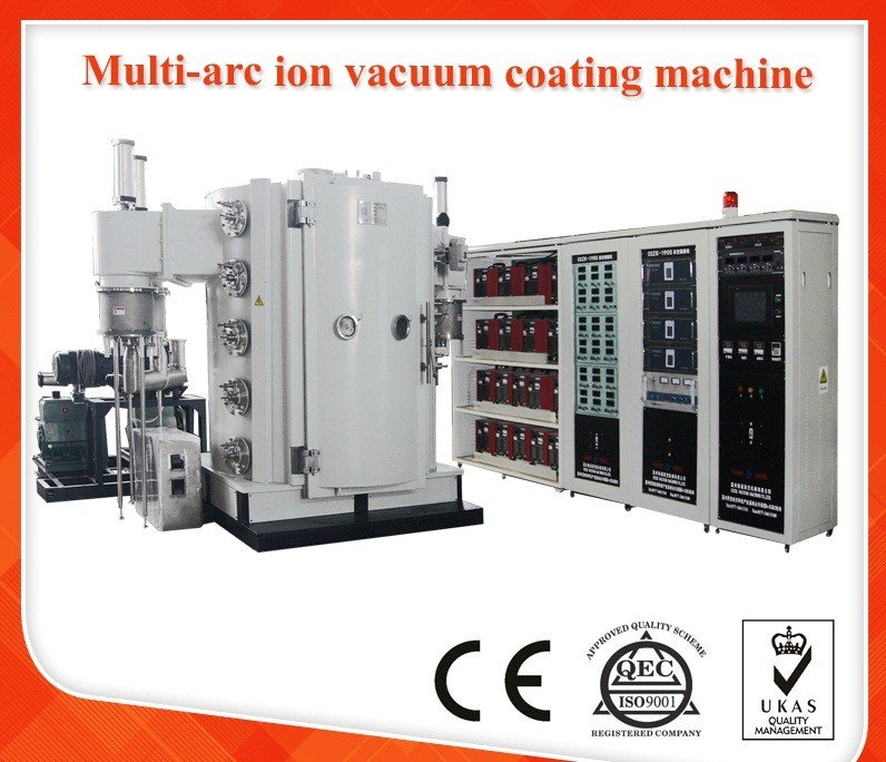 Vertical PVD Vacuum Coating Machine , Multi Arc Ion High Vacuum Plating Machine For Metal Parts