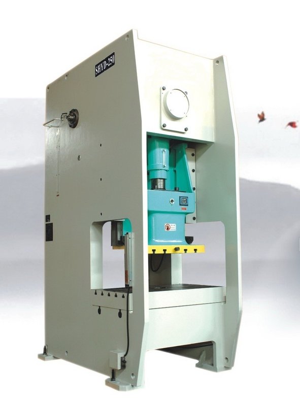Semi Closed Type Sheet Metal Stamping Machine , Automatic Stamping Machine C Type Steel Welded Frame