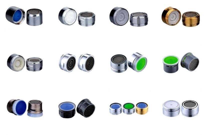 Water Saving Faucet Accessory , Plastic Kitchen Faucet Aerators Increasing Wetting Ability