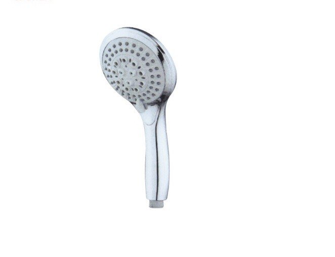 ZYD-3033 Five Fuction Water Saving  Round Shape ABS Plastic Injection Chrome Plated Bathroom Accessory Shower Hand