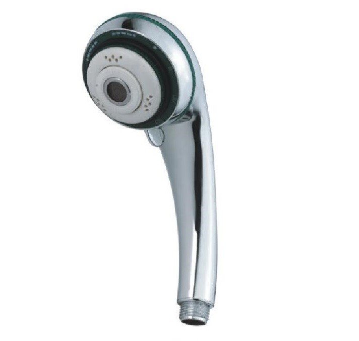 ZYD-918 Five Fuction Water Saving  Round Shape ABS Plastic Injection Chrome Plated Bathroom Accessory Shower Hand