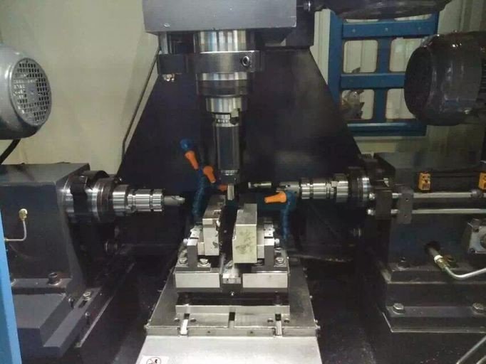 Multi-axis spindle CNC drilling and tapping servo motor machine for stainless bibcock popular for  iran, india, russia