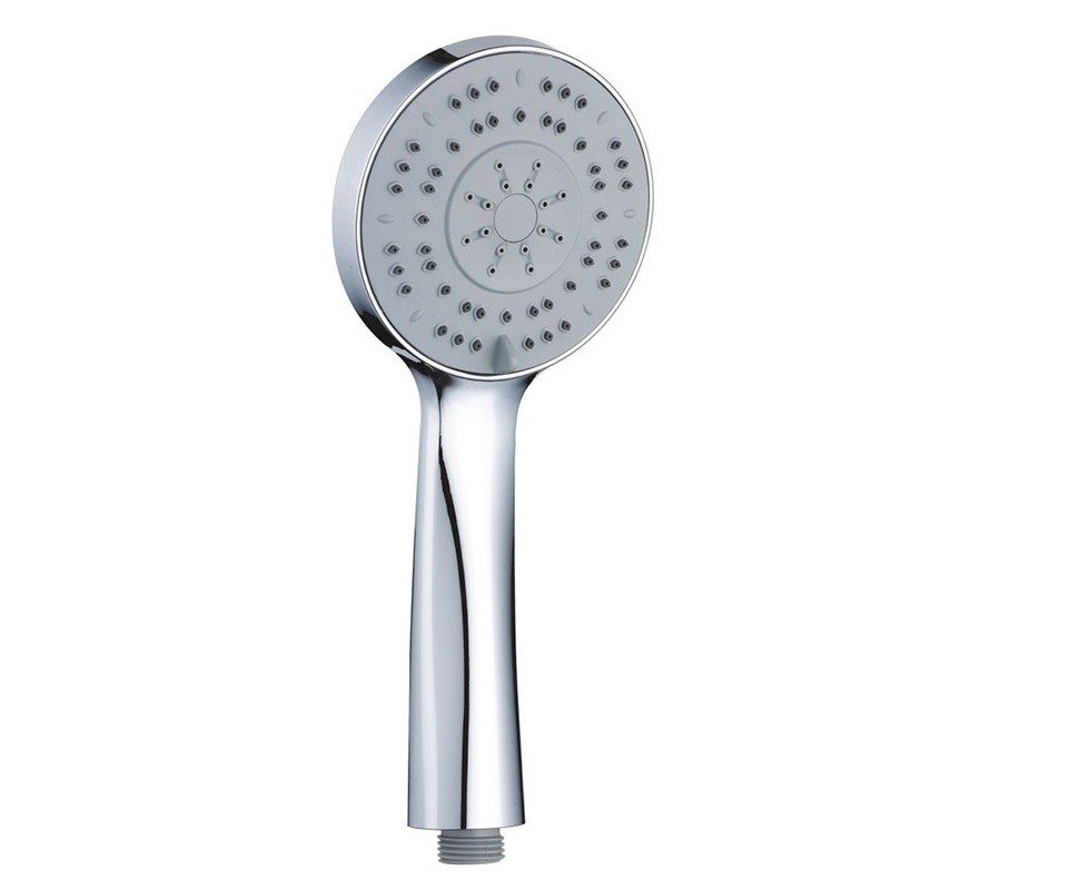 Round shape one function chrome plating high pressure high flow water saving bathroom hand shower