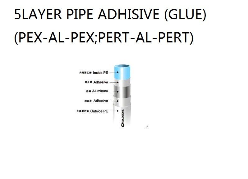 Industrial Super Strong Adhesive Glue For Aluminum Plastic Composite PERT-AL-PERT FIVE LAYER PIPE