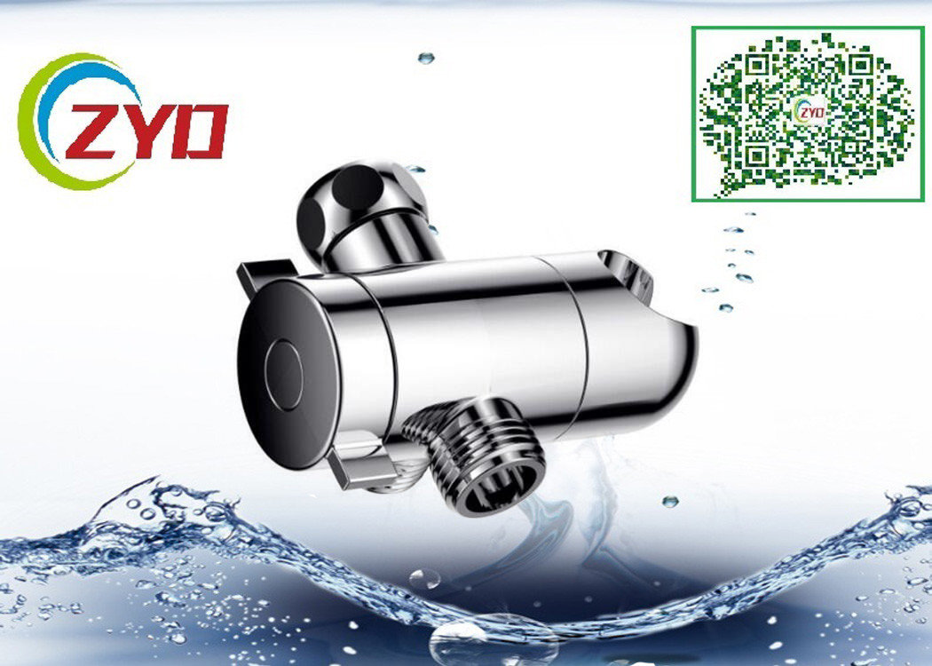 3-Way Diverter For Bathroom Handheld Shower Head Shower Arm Bath Chrome Plated