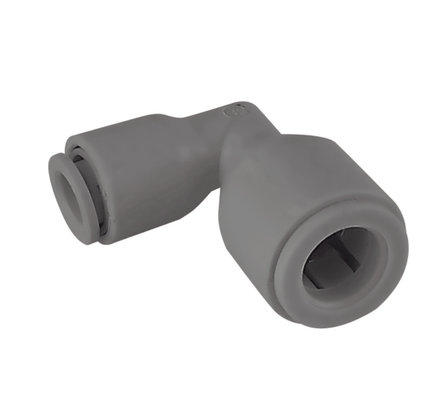 Greyish White Super Lock Tee Water Hose Connector Elbow Hose Fitting