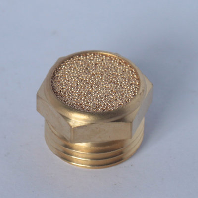 BSPT Thread Air Pneumatic Muffler Silencer Noise Silencer Sintered Bronze