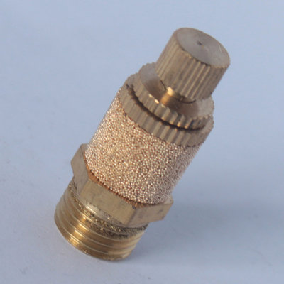 BSPT Thread Adjustable Pneumatic Muffler Silencer , Compressed Air Exhaust Silencer