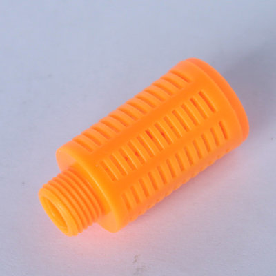 Plastic Air Exhaust Pneumatic Muffler Silencer With Sound Absorbing Granules Filter