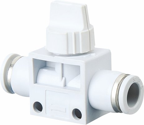 Tube To Tube Pneumatic Hand Valve Manual Shut Off Valve Fittings Full Port Flow