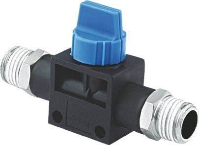 Lightweight Hand Control Manual Shut Off Valve Pneumatic Quick Connect Hose Fittings