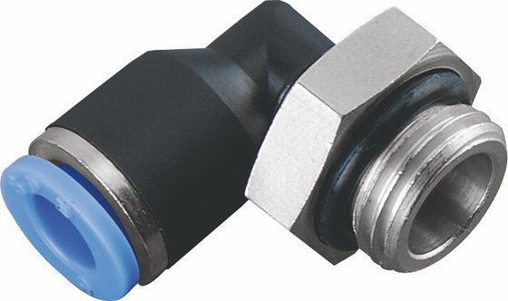Pneumatic Hose Fittings With G Thread ,  Push To Connect Tube Fittings