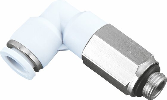 90 Degree Extended Elbow G Thread Fittings 10mm Push To Connect