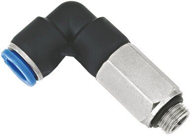 90 Degree Extended Elbow G Thread Fittings 10mm Push To Connect
