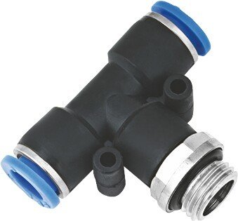 90 Degree Female Elbow Pneumatic Quick Connect Tube Fittings T Type 16mm