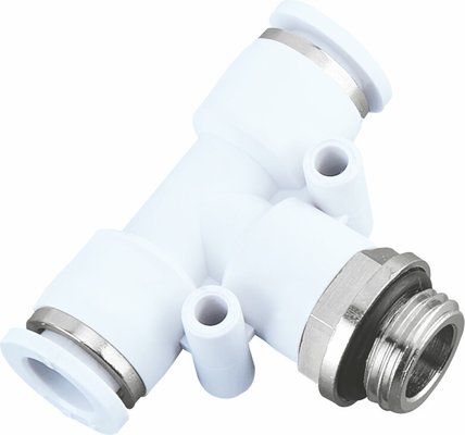 90 Degree Female Elbow Pneumatic Quick Connect Tube Fittings T Type 16mm