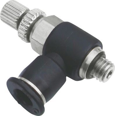 Air Flow Control Valve 90 Degree Elbow Quick Release Fittings