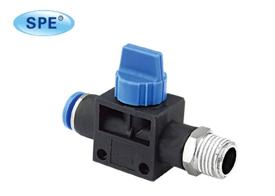 Thread To Thread Push To Connect Pneuamtic Hand Valve One Touch Inline 2 Way