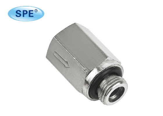 Push To Connect Pneumatic Check Valve , Inline Air Check Valve One Way