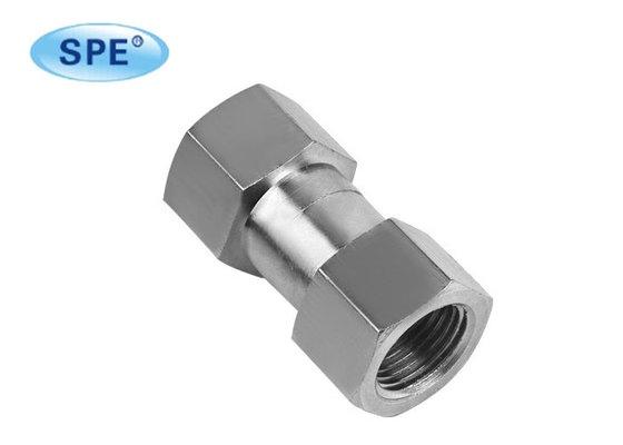 Nickel Plated Brass Pneumatic Non Return Valve Push To Connect Fittings