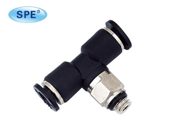 Quick Connect Minature Pneumatic Fittings Push In Connect Extended Male Elbow