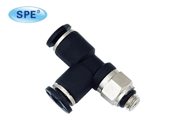 Quick Connect Minature Pneumatic Fittings Push In Connect Extended Male Elbow