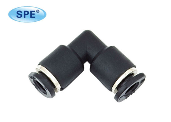 6mm 90 Degree Union Elbow Miniature Pneumatic Fittings Metric Quick Connect