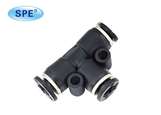 Nickel Plated Brass Inline Miniature Pneumatic Push In Fittings Bulkhead Union One Touch