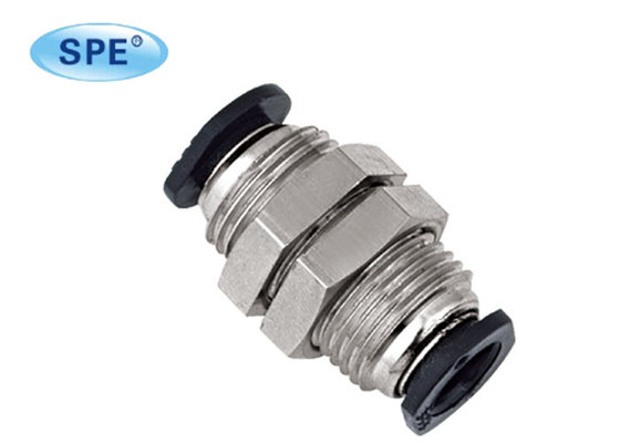 Plastic Nickel Plated Brass Elbow Miniature Pneumatic Fittings Flow Control Valve