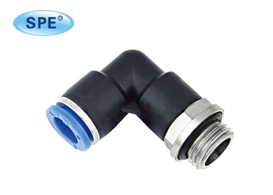 L Type 8mm Air Push To Connect Tube Fitting Male Elbow One Touch