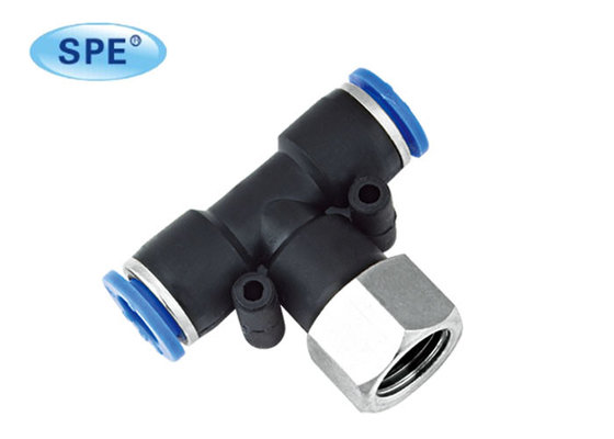 Branch Tee Push To Connect Air Hose FittingsTube Fittings With G Thread