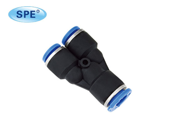 Union Y Reducer Style Pneumatic Push Fittings Push In Quick Connectors