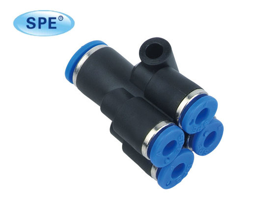 Union Y Reducer Style Pneumatic Push Fittings Push In Quick Connectors
