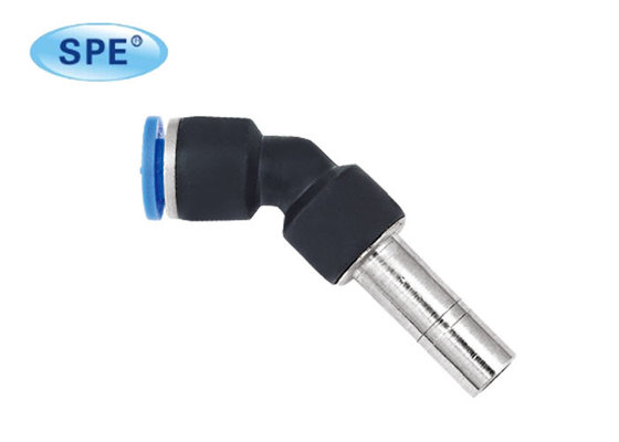 Plastic Triple Branch Pneumatic Push Fittings , One Touch Pneumatic Hose Connectors