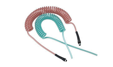 Low Temperature Pneumatic Polyurethane Coiled / Pneumatic Air Tube For Water Piping