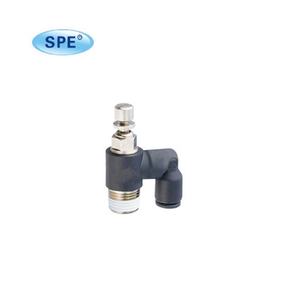 Pneumatic Air Flow Speed Control Flow Control Valve Push In To Connect