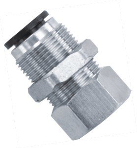 Female Straight Shape Pneumatic Tube Fittings With Smart And Simple Design