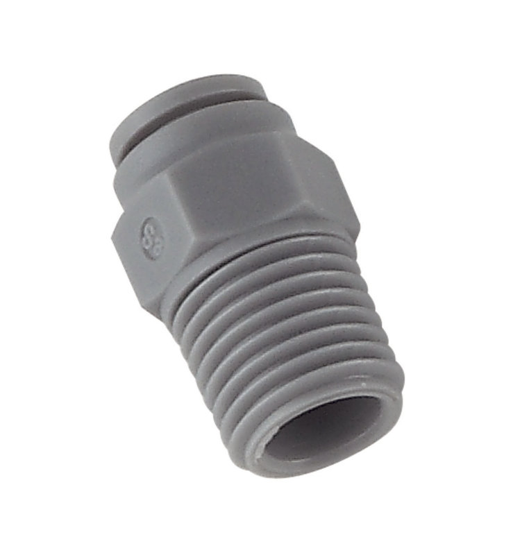 Male Straight Press Lock Fittings One Touch Connector Water Filter Adapter