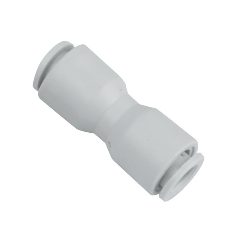 Greyish White Straight Water Hose Connector​ Union Fitting for Pure Water Systems
