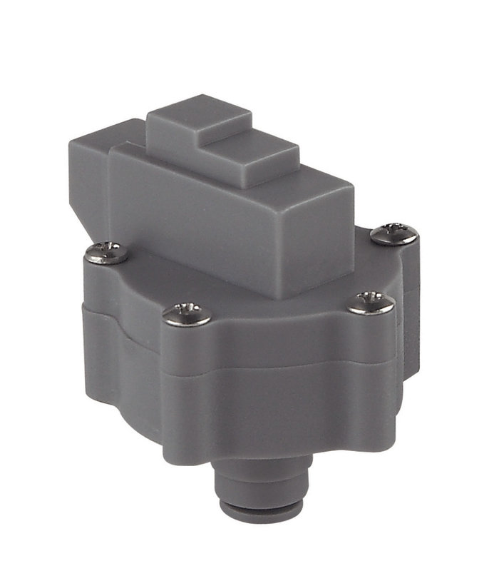 Lock Low Pressure Switch Valve Push Fit Plastic Pipe Fittings In Water Dispense
