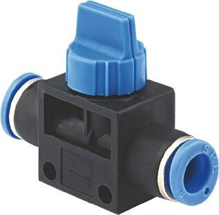 Tube To Tube Pneumatic Hand Valve Manual Shut Off Valve Fittings Full Port Flow