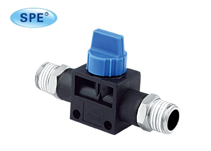 Thread To Thread Push To Connect Pneuamtic Hand Valve One Touch Inline 2 Way