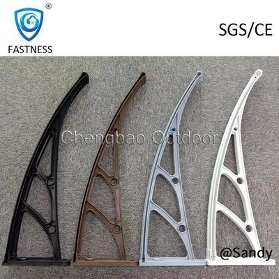 Hot Sale Plastic Steel Parts Polycarbonate Canopy Bracket  for Door