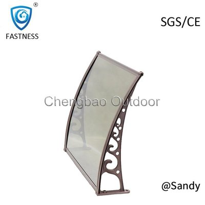 New Design Plastic Steel Brackets Polycarbonate Canopy for Porch
