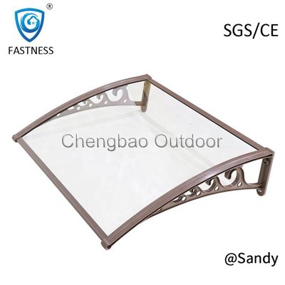 High Quality UV Protection PC Solid Outdoor Awnings for Commercial Buildings