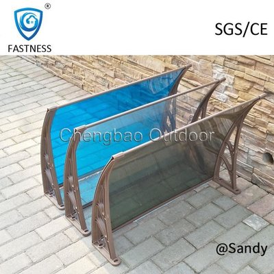 Easy To Install Anti Typhoon PC Solid Awnings Sunshading for Outdoor