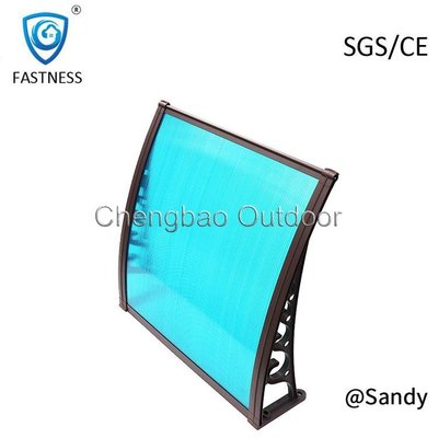 UV Protection Clear Polycarbonate Hollow Board Canopy for Door Awnings
