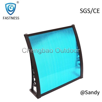 UV Protection Clear Polycarbonate Hollow Board Canopy for Door Awnings