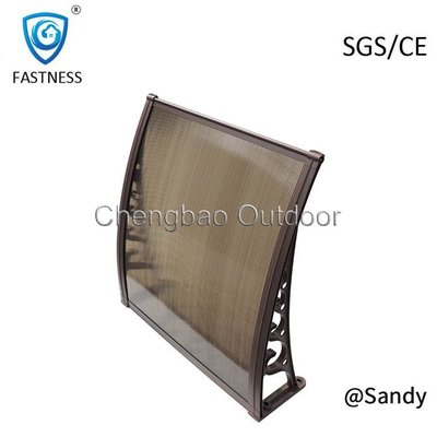 Customized Polycarbonate Commercial Buildings Awnings for Front Door