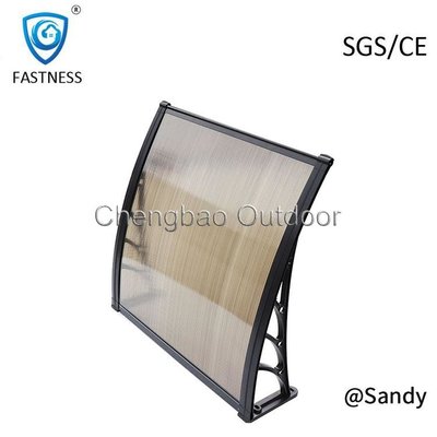 Customized Polycarbonate Commercial Buildings Awnings for Front Door